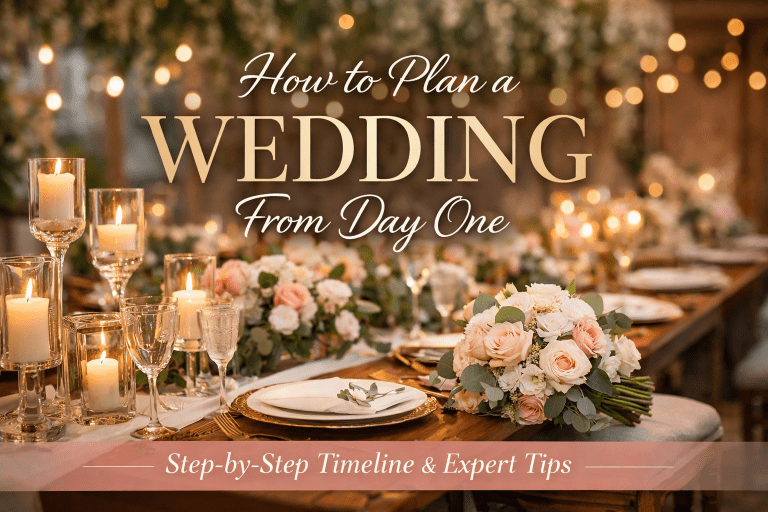 How to Plan a Wedding From Day One | Wedding Planning Timeline by ...